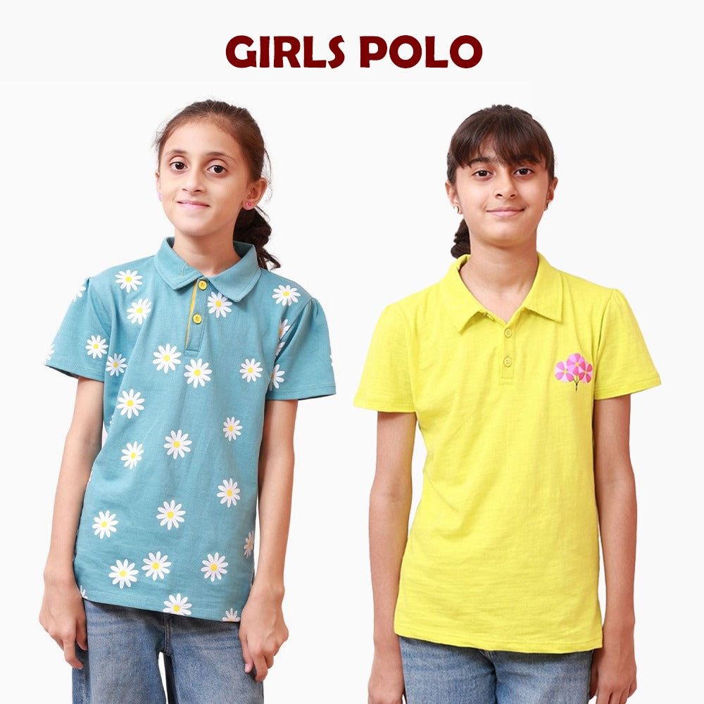 Stylish Girls Polo Shirts | Little Genius – Little Genius pk